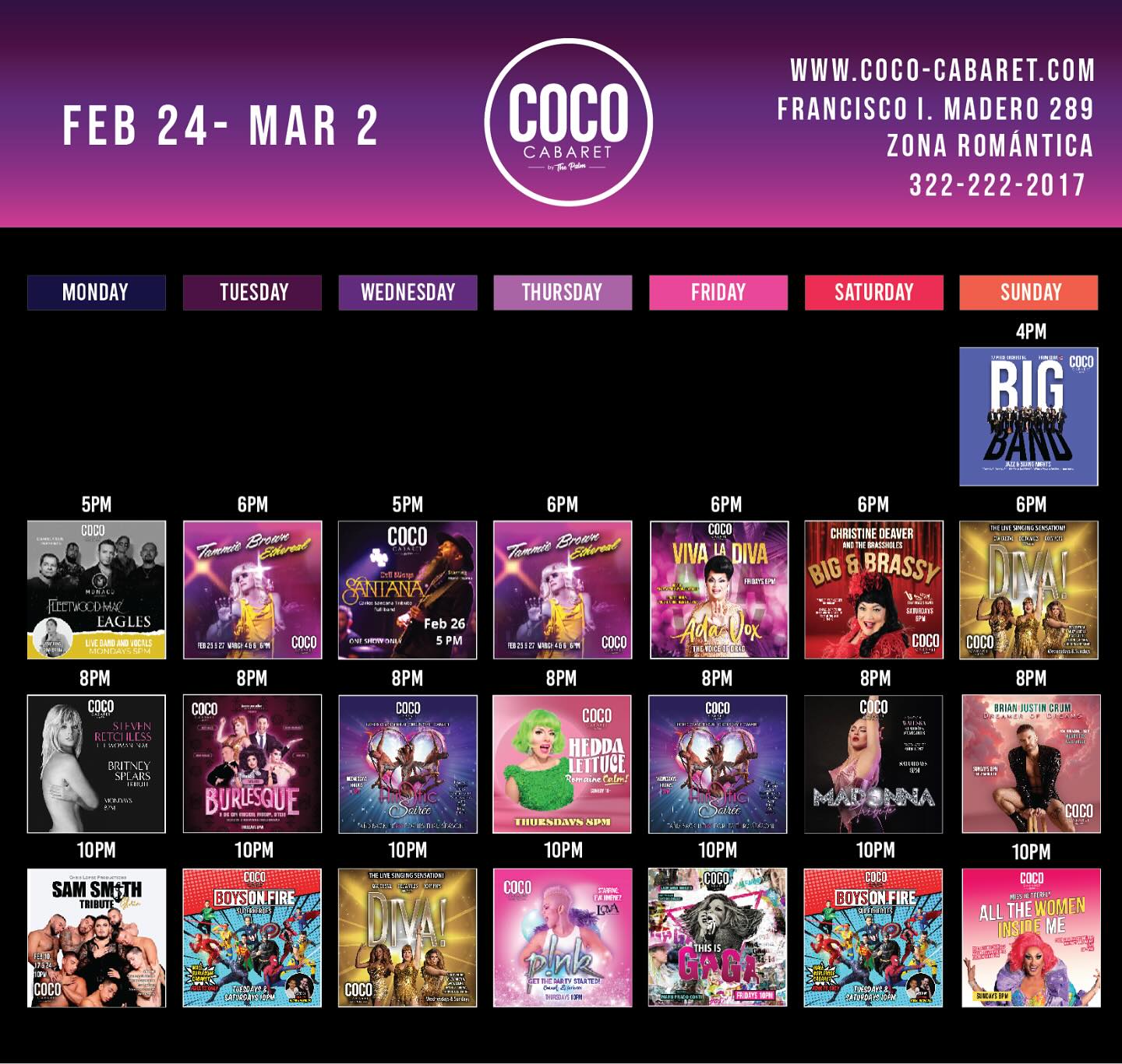 Coco Cabaret – by The Palm